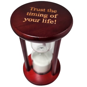 Custom Wooden Fillable Sand Hourglass Ceremony Timer (30 Minutes ...