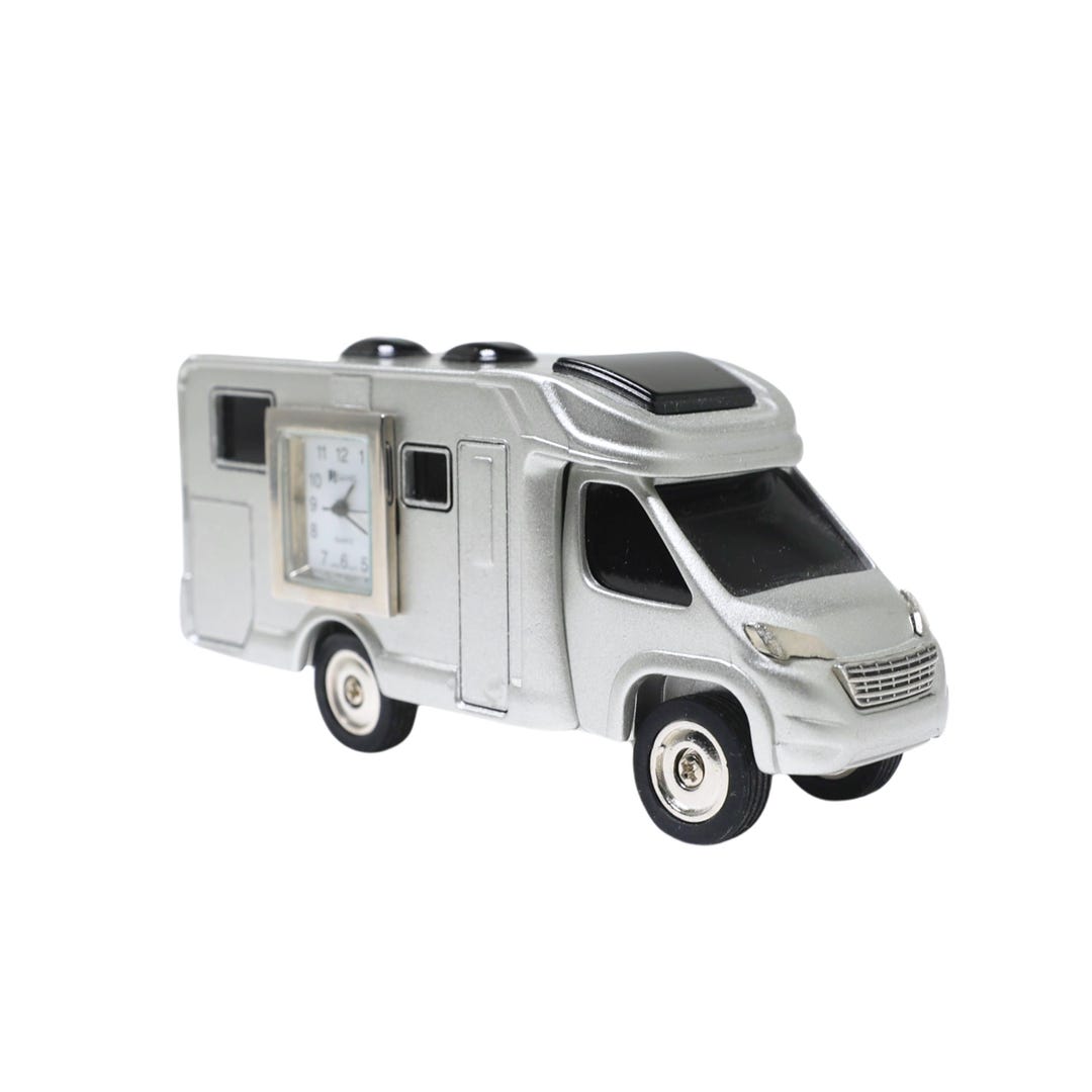 Custom Mini RV Van Table Office Clock - Personalized Engraved Desk ...