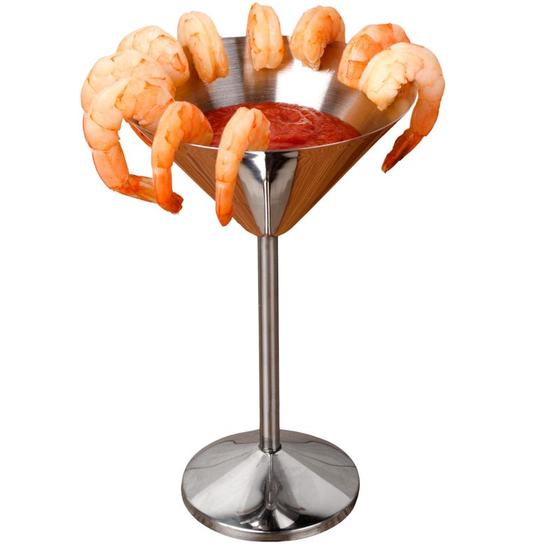 Polished Stainless Steel Martini Glass (sold Individually ...