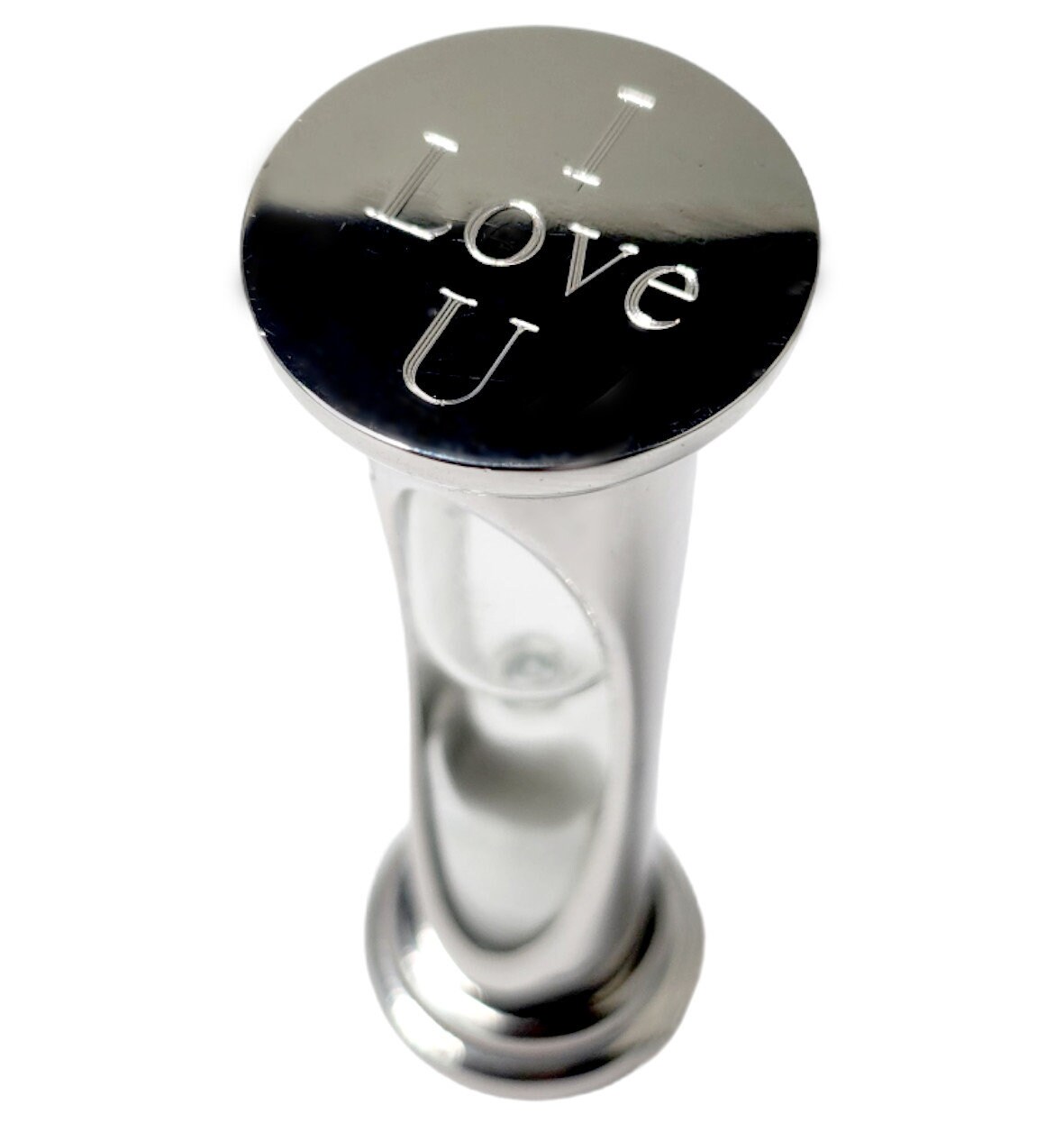 Silver Polished Finished Mini Hourglass Sand Timer (3 Minutes ...