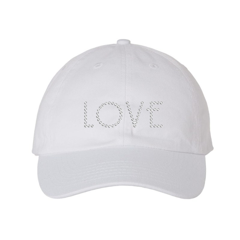 Rhinestone Baseball Cap - Etsy