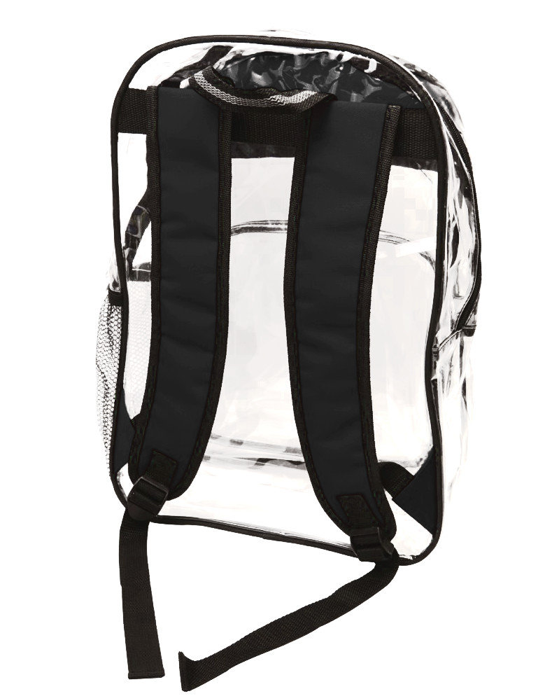 Multiple Compartment Transparent Backpack W/ Side Mesh Bottle - Etsy