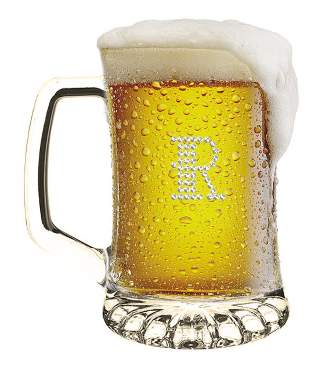 Glass Beer Mug - Personalized Barware Drinking Party Glass: Custom ...