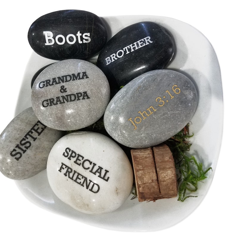 Rocks With Names - Etsy