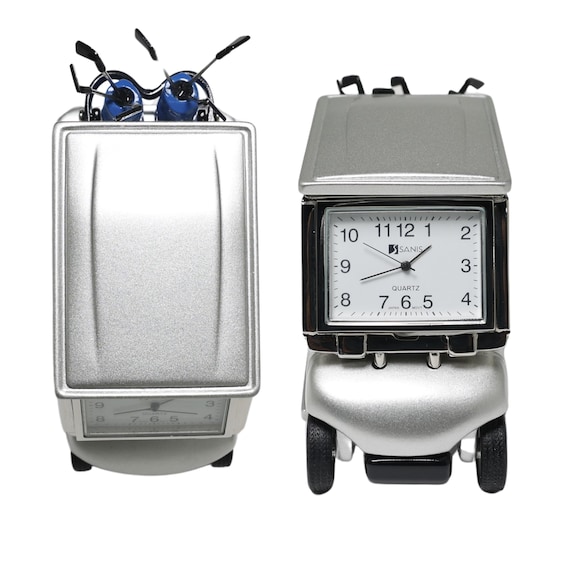 Mini Golf Cart Clock Toy Golf Cart Golf Alloy Mini Model Mini Golf