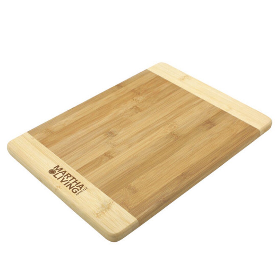 Mini Two-tone Kitchen Table Wood Bamboo Cutting Board - Personalized ...