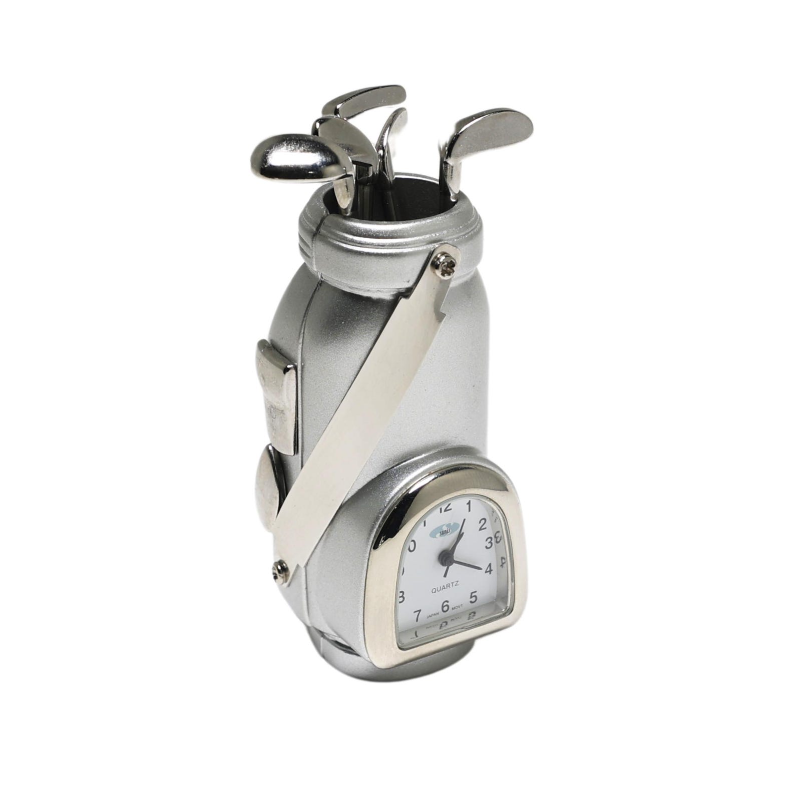 Personalized Miniature Golf Bag Office Desk Clock- Custom Engraved Gift ...