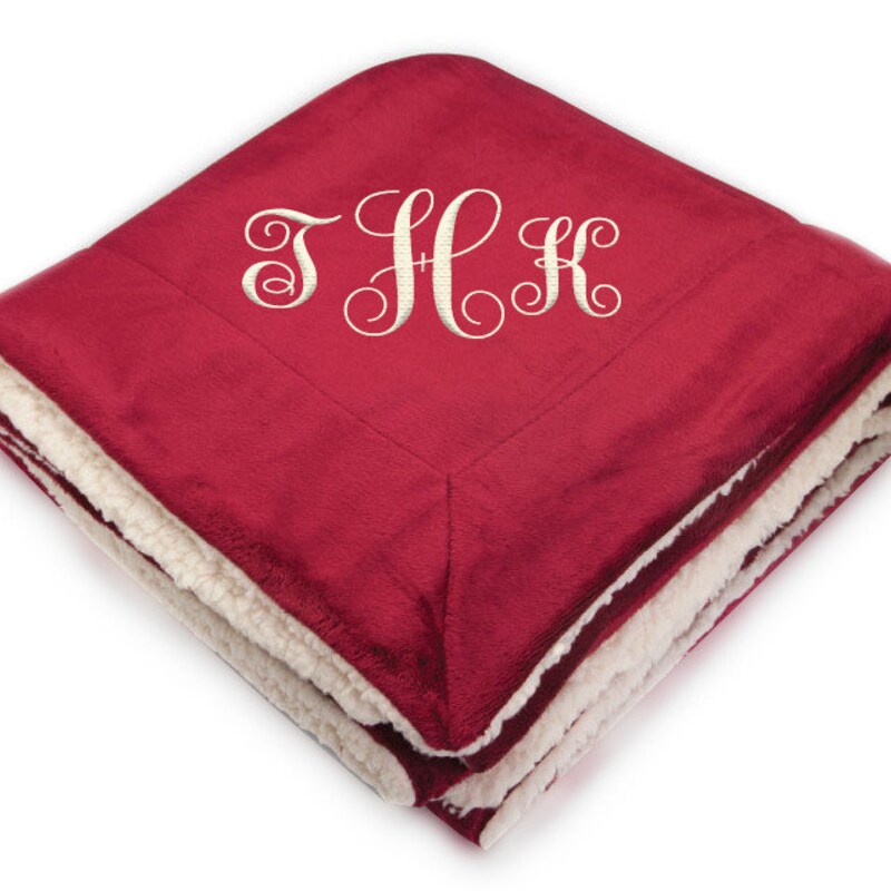 Red Throw Blanket - Etsy