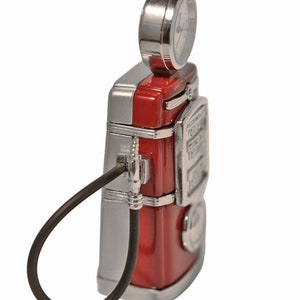 Antique Station Gas Pump Mini Desktop Clock - Custom Engraved Office ...