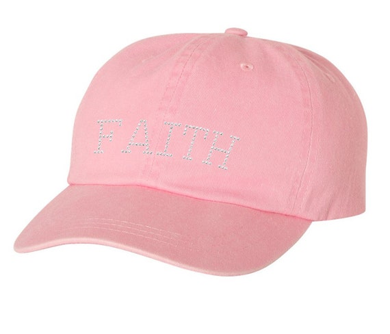 Custom Pink Rhinestones Ball Cap With Brass Adjustable Buckle | Etsy