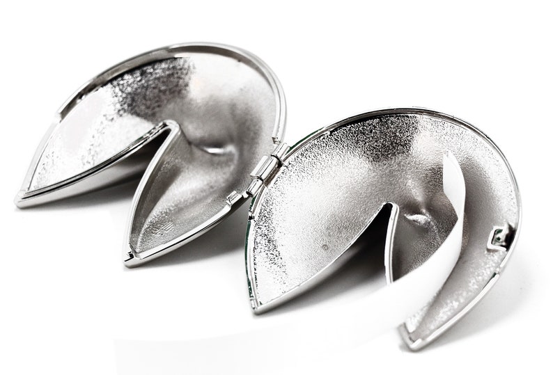 Engraved Silver Asian Fortune Cookie in Takeout Box - Personalized ...