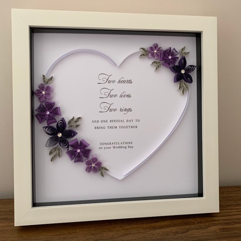 Personalised Wedding Frame Wedding Present Wedding Poem | Etsy