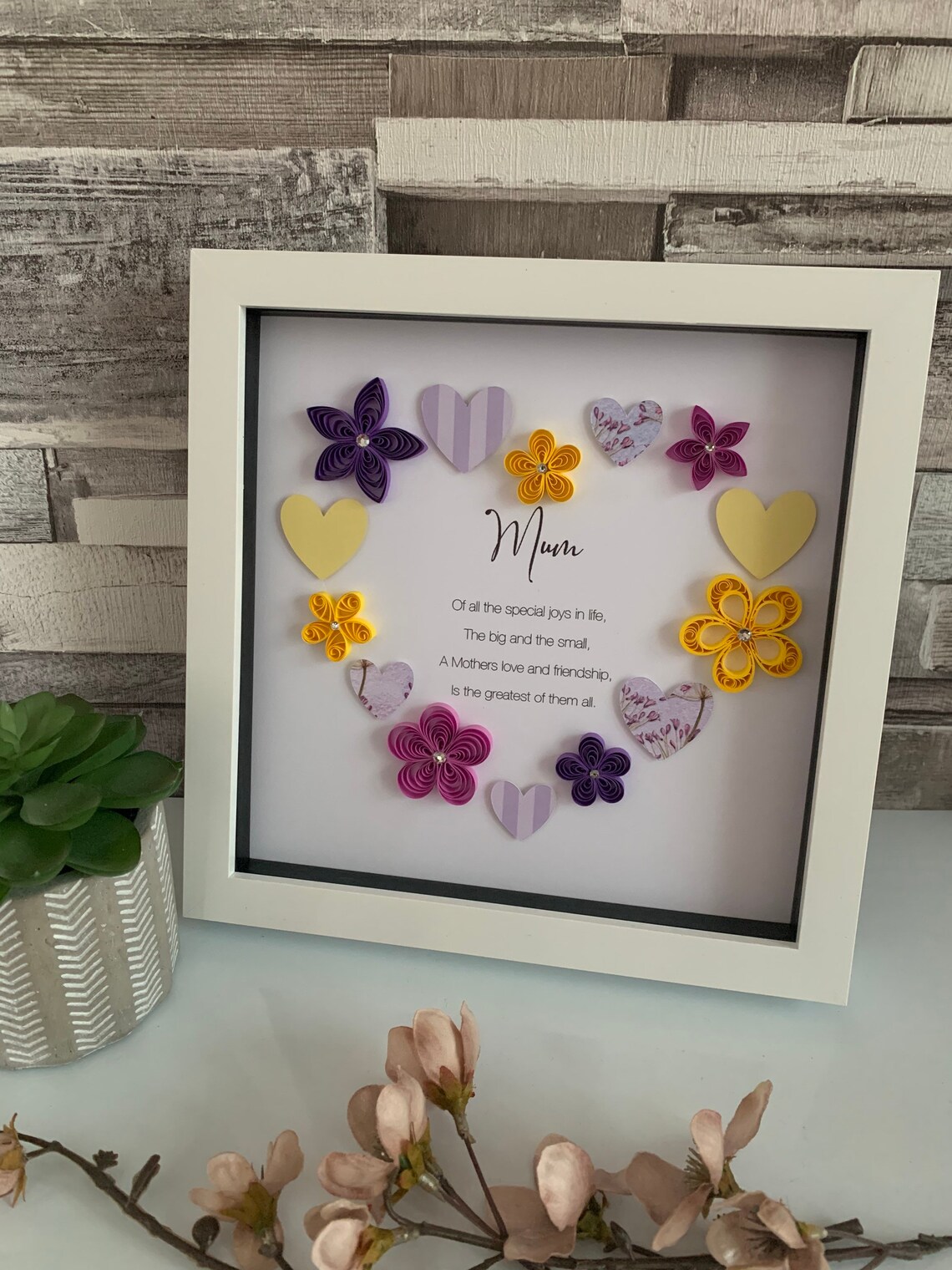 Best Mum Frame Gift For Mum Birthday Gift For Mum | Etsy