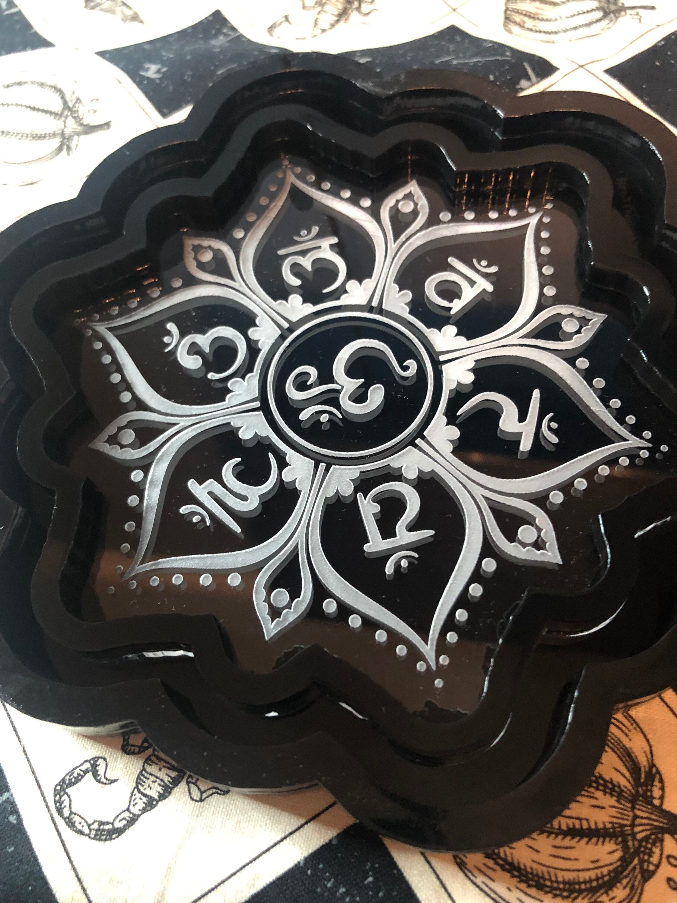 Chakras Trinket Tray Silicone Mold | Etsy