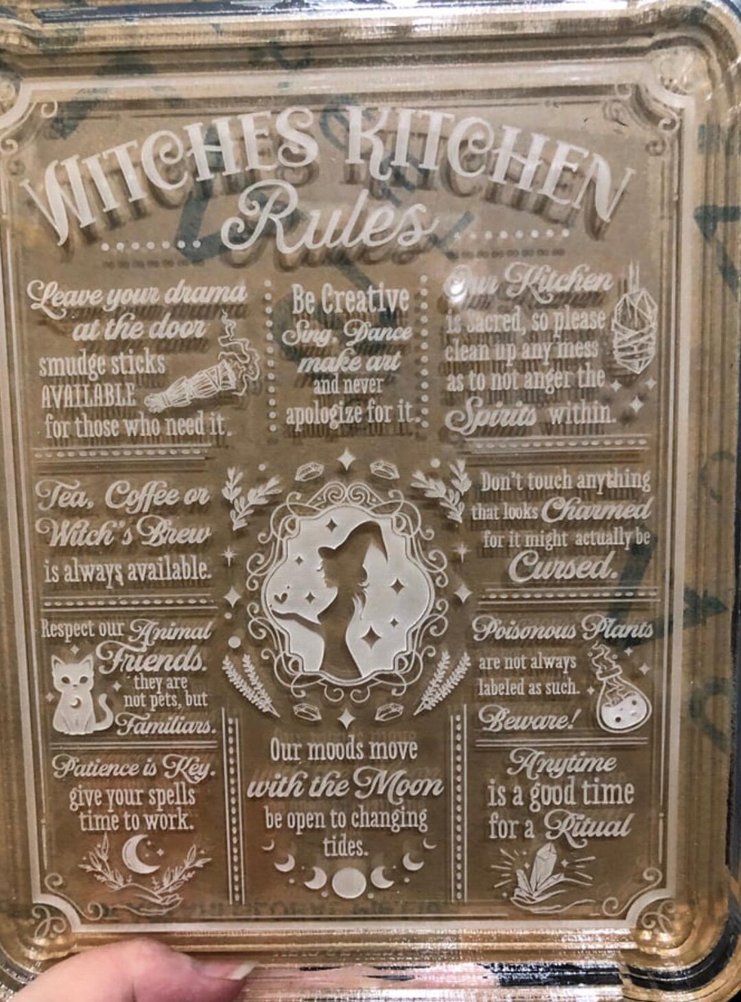 Kitchen Witch Rules Silicone Mold - Etsy