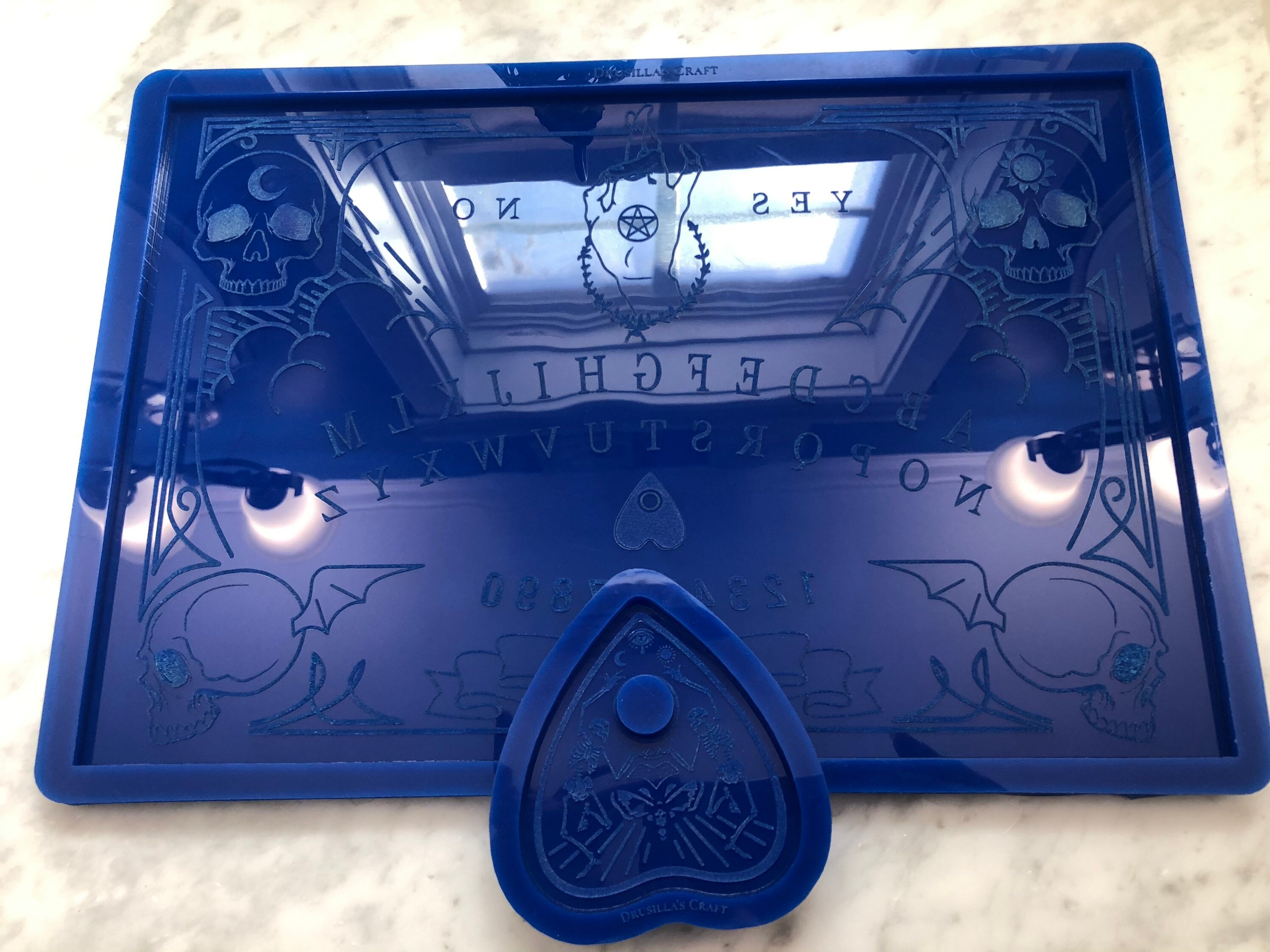 Max Skull Moon and Sun Ouija Board Silicone Mold - Etsy