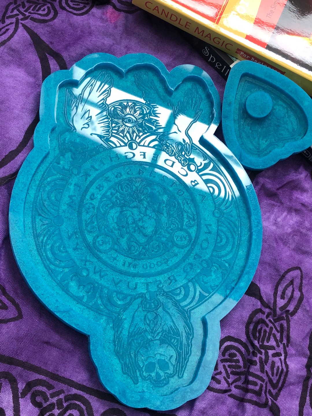 Crow Ouija Board Round Silicone Mold - Etsy