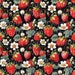 Blooming Strawberries Prints Patterns Collection of Six Printable ...
