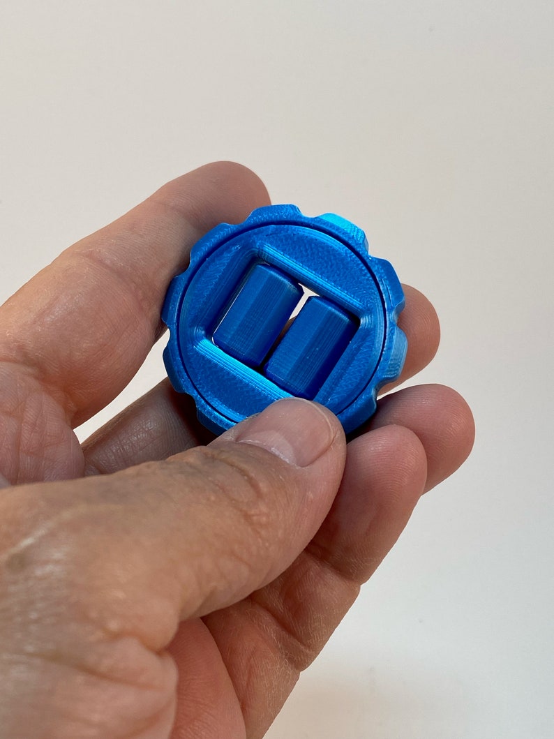 Fidget Roller Coin With Rotating Gear Ring Flexible Desk | Etsy