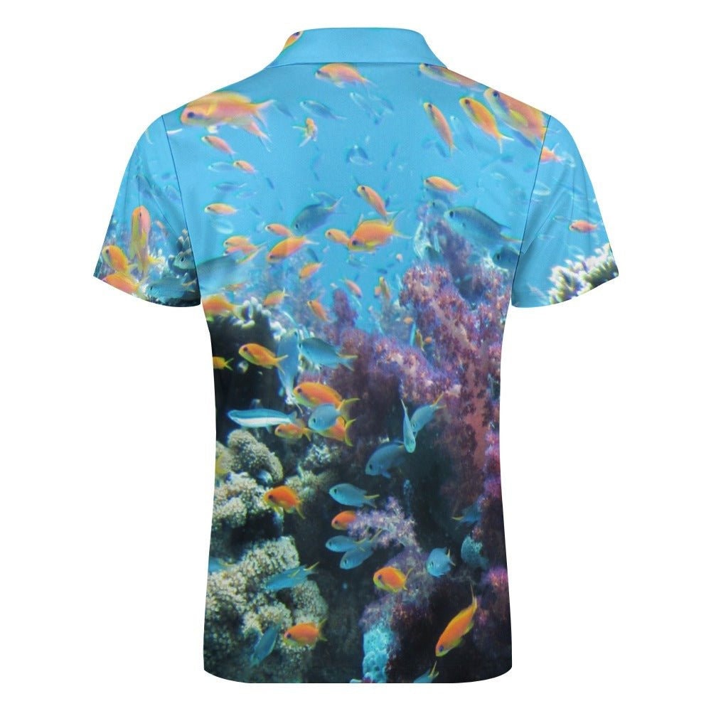 Coral Reef Polo Shirt - Etsy