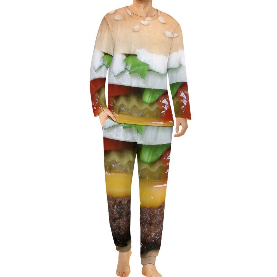Burger Costume Pajamas - Etsy