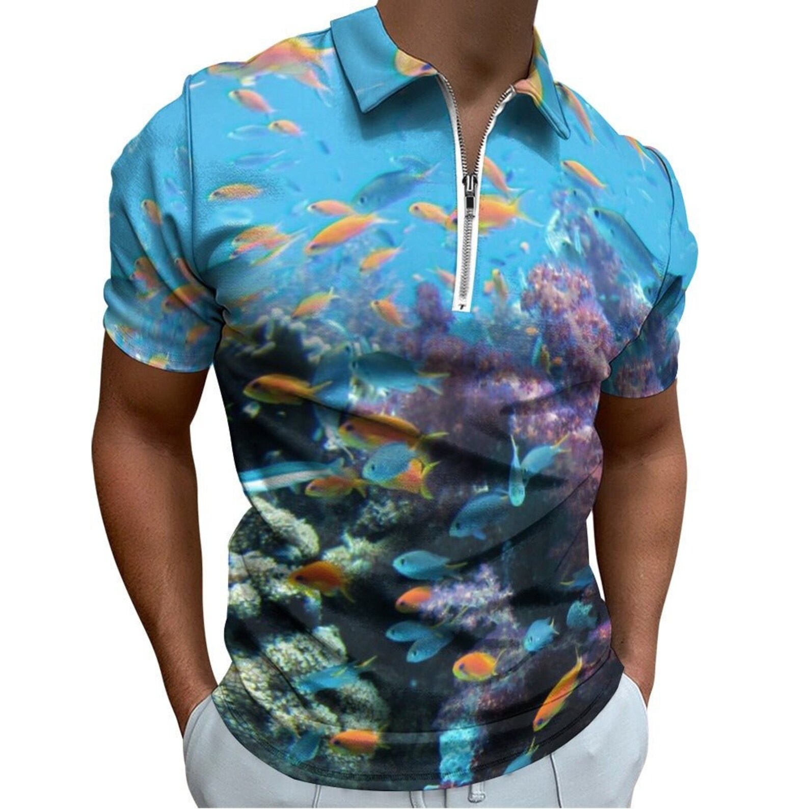 Coral Reef Polo Shirt - Etsy