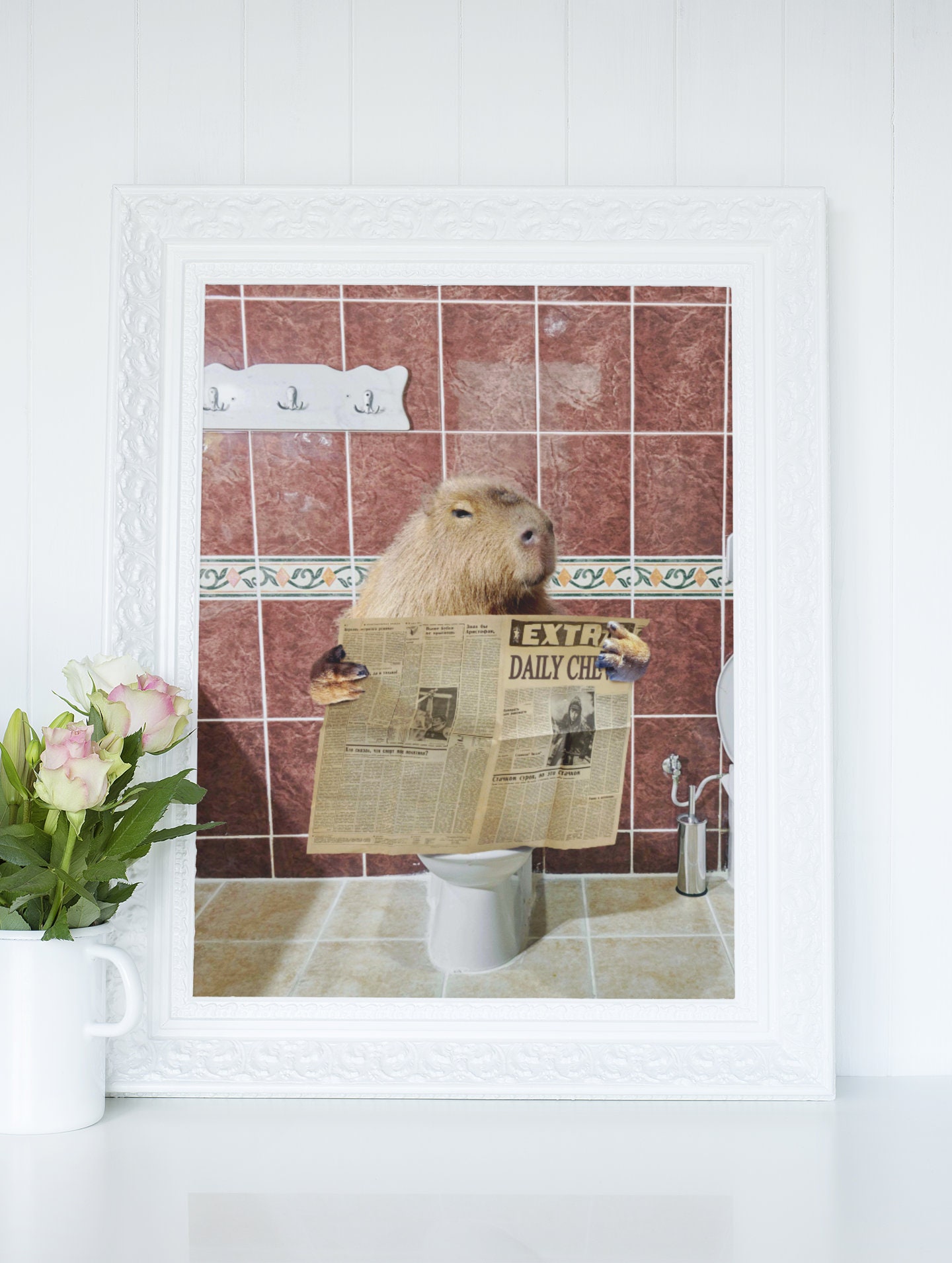 Capybara Art Capybara Poster Capybara Printable Funny - Etsy