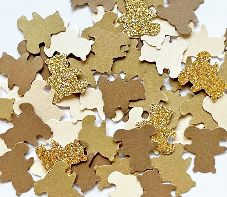 Teddy Bear Confetti / Bear Birthday Party / Dessert Table - Etsy