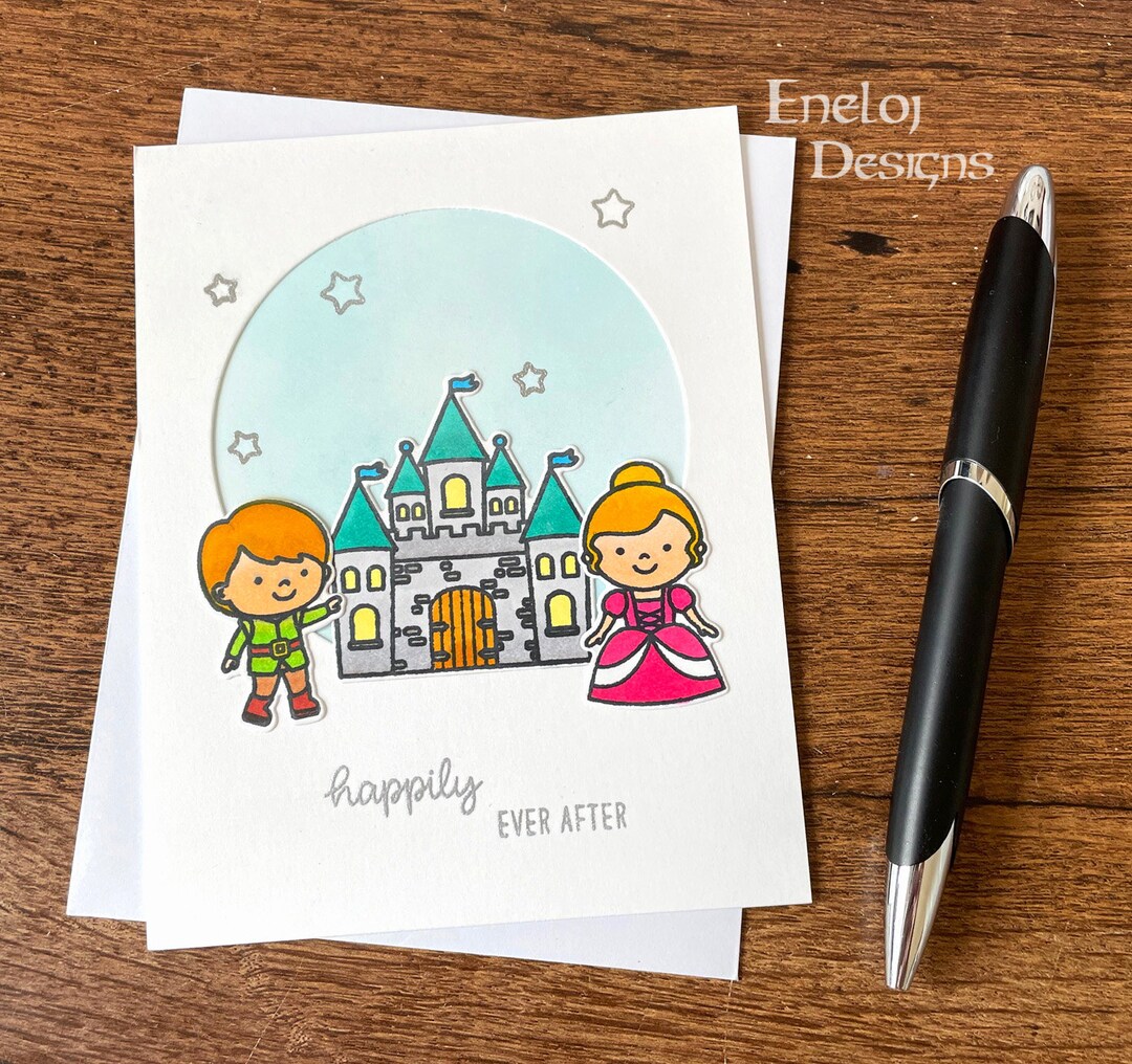 Fairy Tale Wedding Card / Cute Wedding Card / My Hero Wedding Card ...