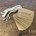 Brown Kraft Gift Tags / 'an Edible Gift' Tag With String / Hand Stamped ...