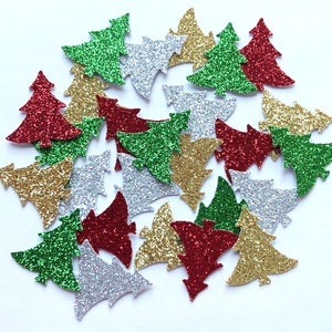 Christmas Tree Confetti / Glitter Christmas Confetti / Winter Wedding ...