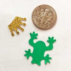 Frog Prince Birthday Confetti / Tree Frog Party Decor / Handmade Die ...