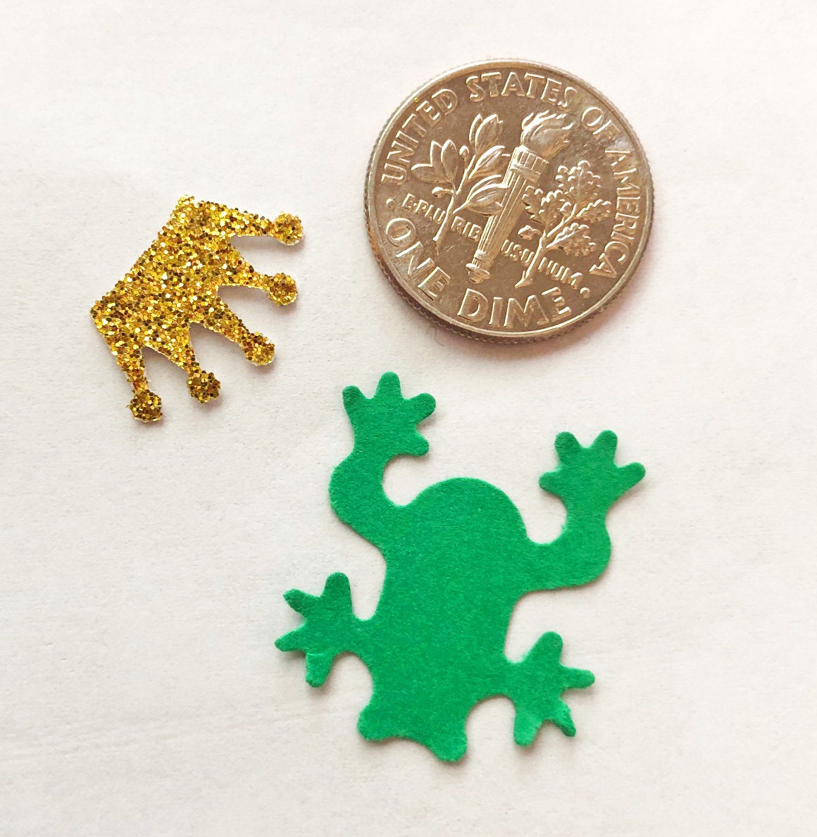 Frog Prince Birthday Confetti / Tree Frog Party Decor / Handmade Die ...