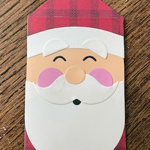 Christmas Gift Card Holder / Santa Card Holder / Snowman Card Holder ...