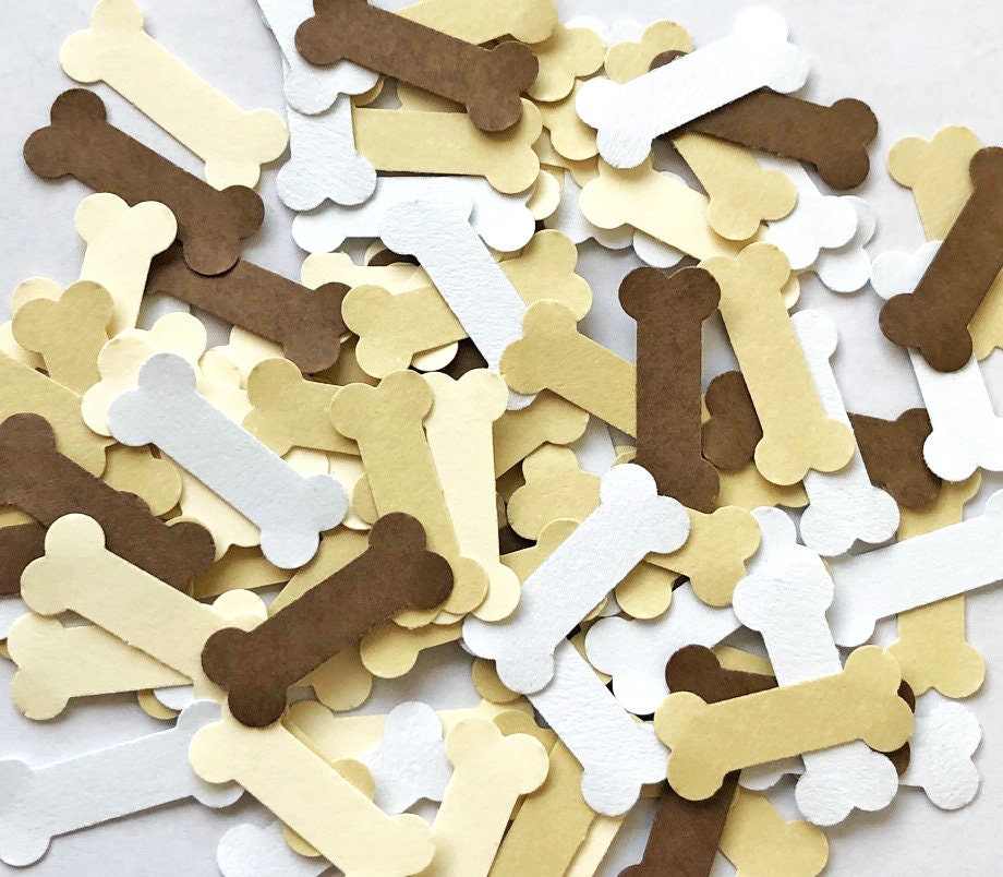 Bone Confetti / Pet Birthday Party Table Decor / Animal Theme - Etsy