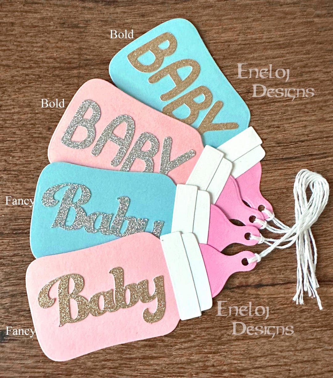 Baby Shower Gift Tags With String / Handmade Baby Favor Tags / Welcome ...