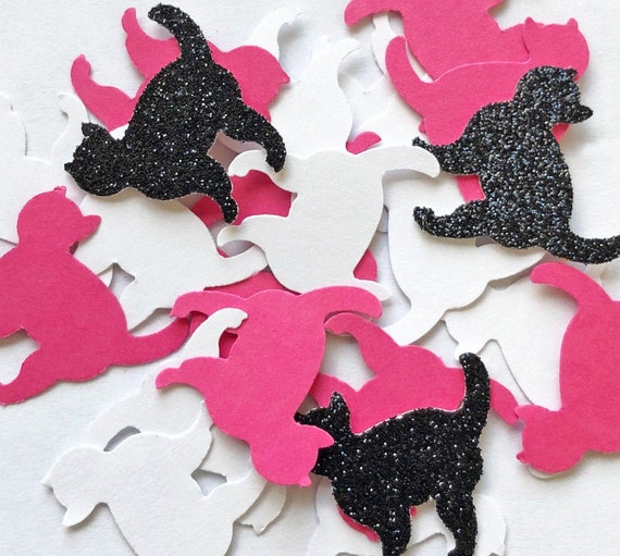 Cat Confetti / Kitty Cat Girl Birthday / Baby Shower Confetti | Etsy