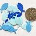 Fish Confetti / Birthday Party Table Decor / Beach Theme Wedding Table ...