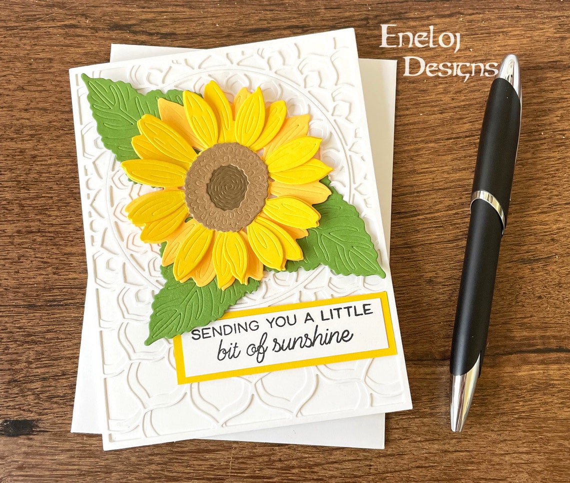 Sunflower Birthday Card / Sunflower Hope Card / Encouragement - Etsy