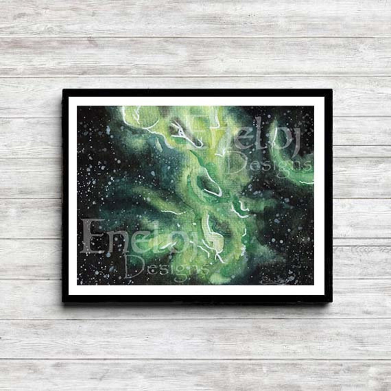 Nebula Watercolor Painting / Original Watercolor Painting / - Etsy