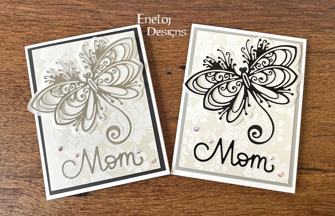 Mother's Day Card / Dragonflies Card / for Mom Card / Handmade Greeting ...