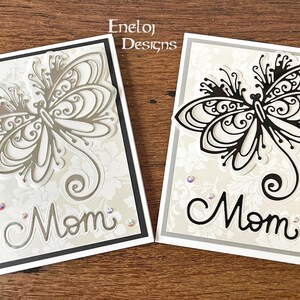 Mother's Day Card / Dragonflies Card / for Mom Card / Handmade Greeting ...