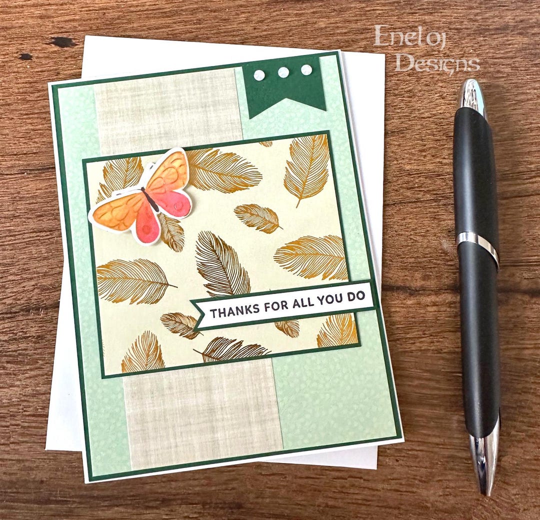 Thank You Card / Handmade Gratitude Card / Foil Note Card / Thank You ...