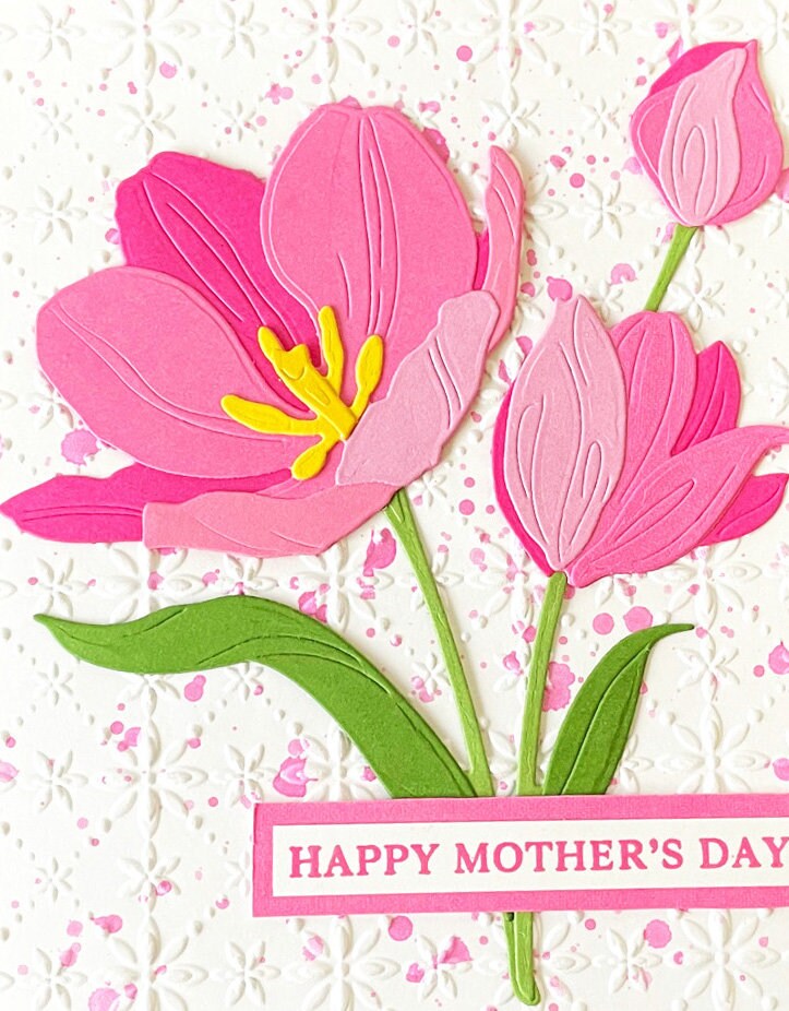 Happy Mother's Day Card / Flowers for Mom / Handmade - Etsy