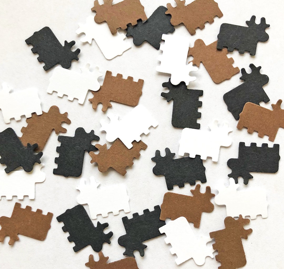 Cow Confetti / Livestock Confetti / Western Party Table Decor / Cowboy ...