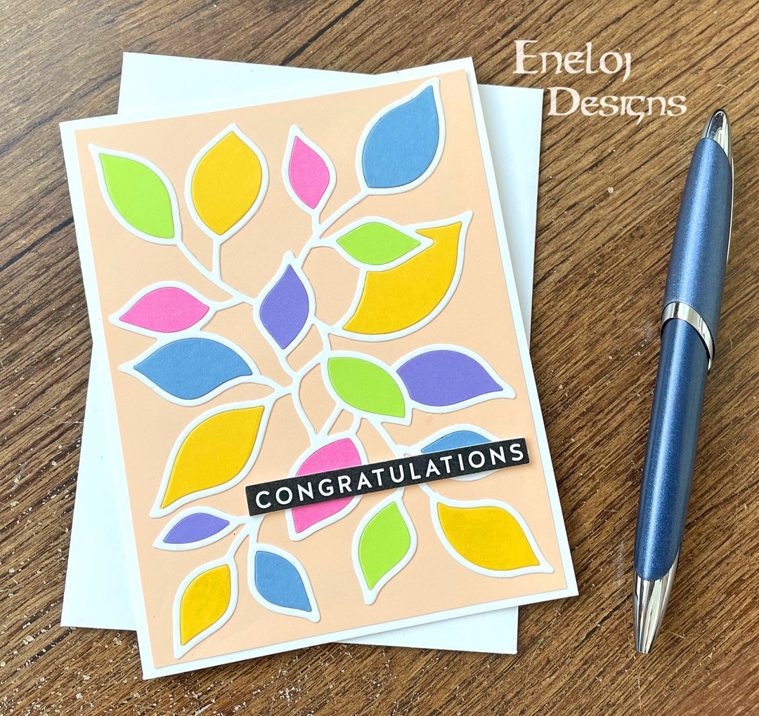 Congratulations Card / Wedding Card / Graduation Note Card / New Baby ...