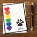 Pet Sympathy Card / Pet Loss Card / Handmade Rainbow Bridge Card / Die ...