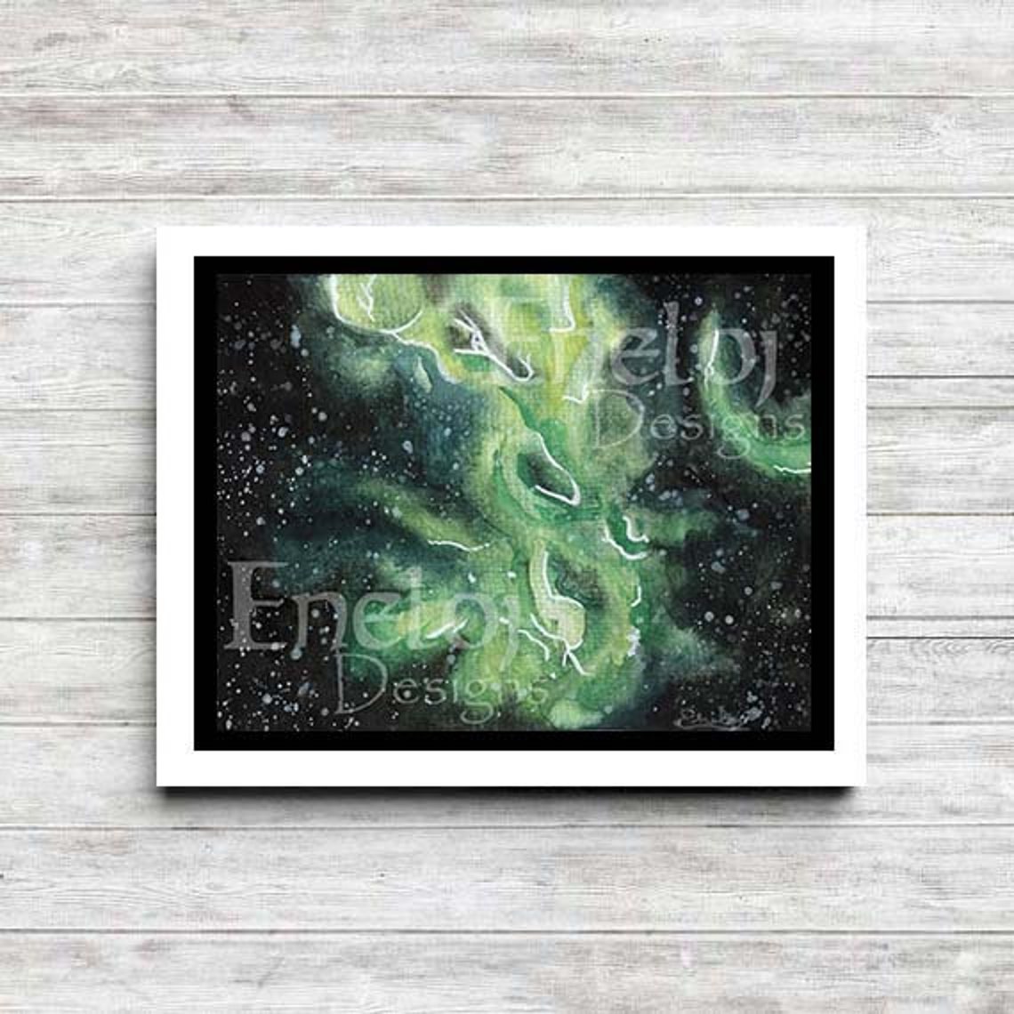 Nebula Watercolor Painting / Original Watercolor Painting / - Etsy