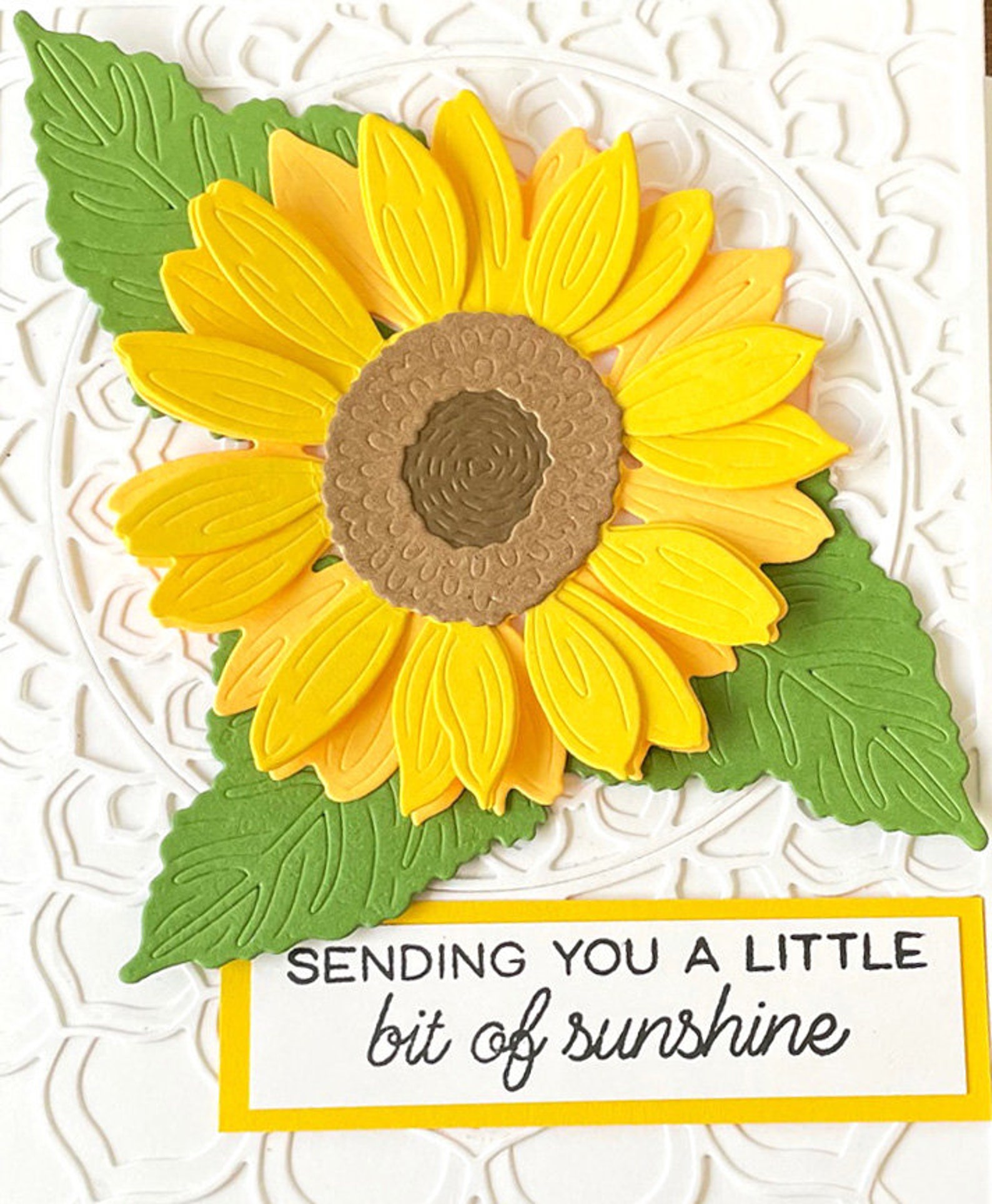 Sunflower Birthday Card / Sunflower Hope Card / Encouragement Card ...