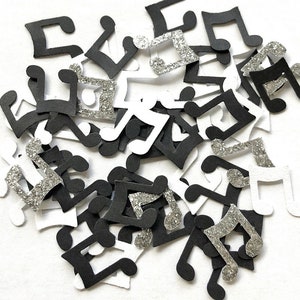 Music Note Confetti / Handmade Die Cut Musical Notes / Concert Party ...
